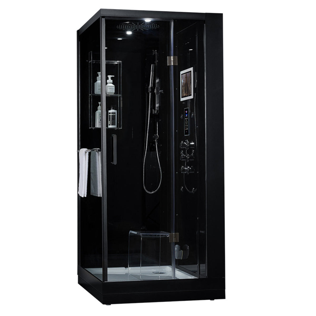 Maya Bath Unveils the 'Arezzo' Black Steam Shower — Bio Wellness Collection